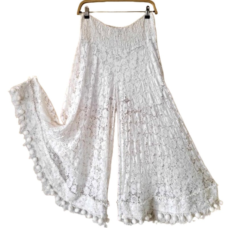 Boho Lace Pants - Etsy