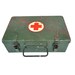 Vintage German Military Medicine Red Cross First Aid Box, Green Heavy ...