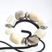 Elastic Marbled Stone Look Plastic Beaded Bangle Vintage Stretch Chunky ...