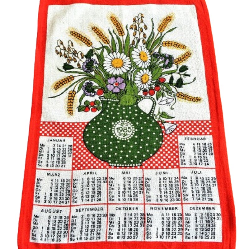 Retro Calendar - Etsy