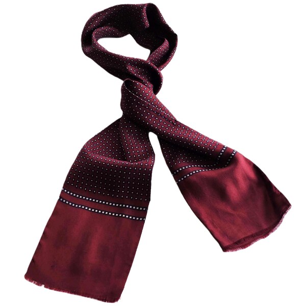 Red Mens Scarf - Etsy