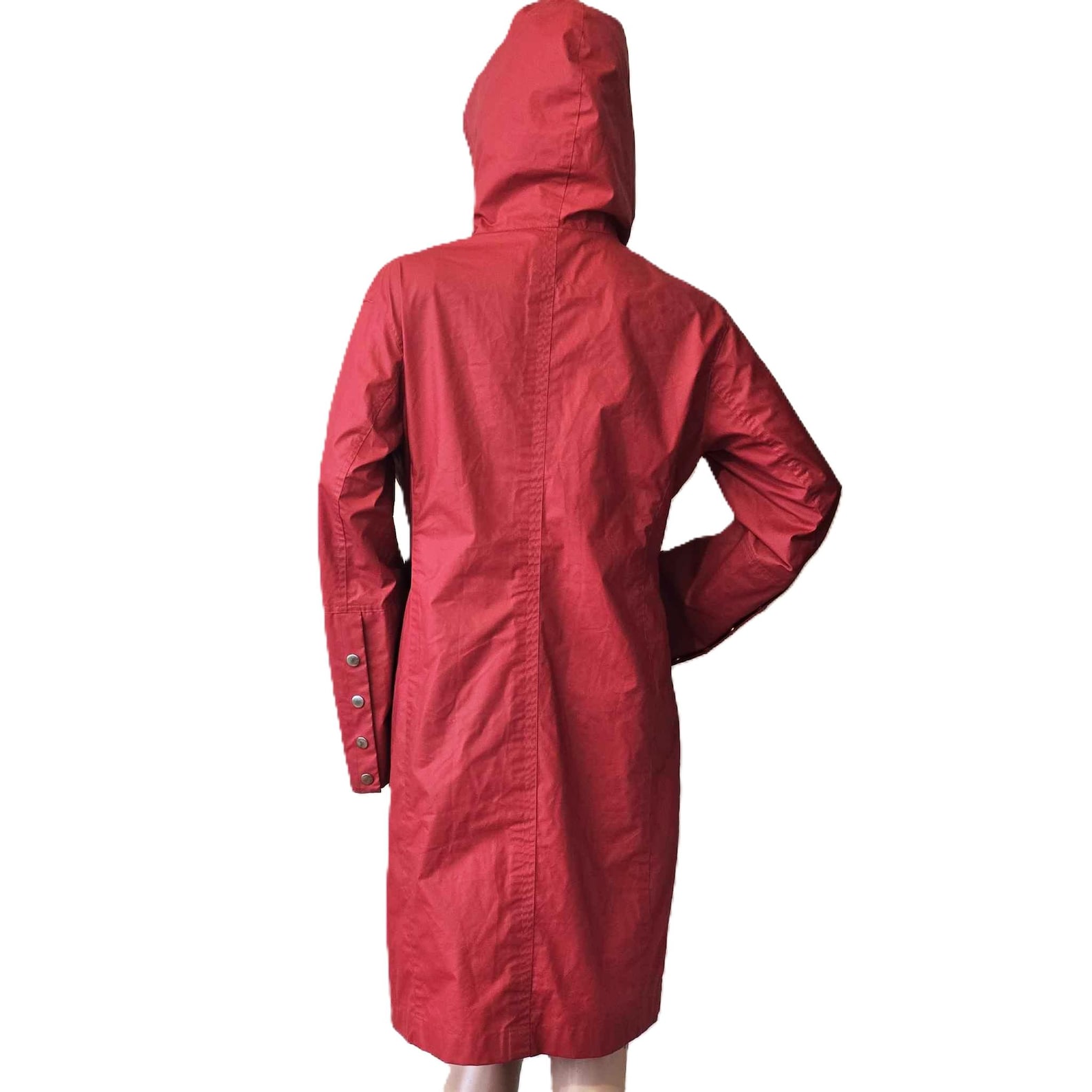Classic Red Raincoat for Women Ilse Jacobsen Denmark Vintage Rubber ...