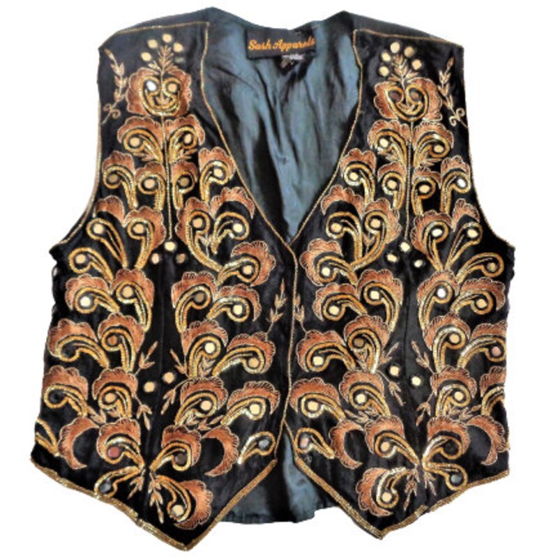 Gold Vest - Etsy