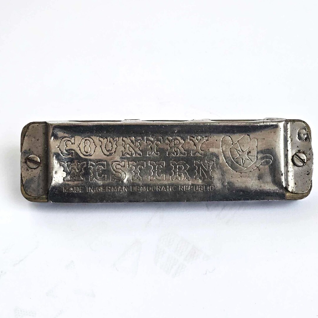 Vintage Harmonica, Country Western, Made in DDR - Etsy
