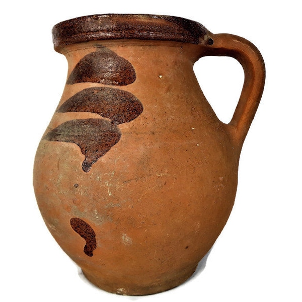 Antique Bean Pot - Etsy