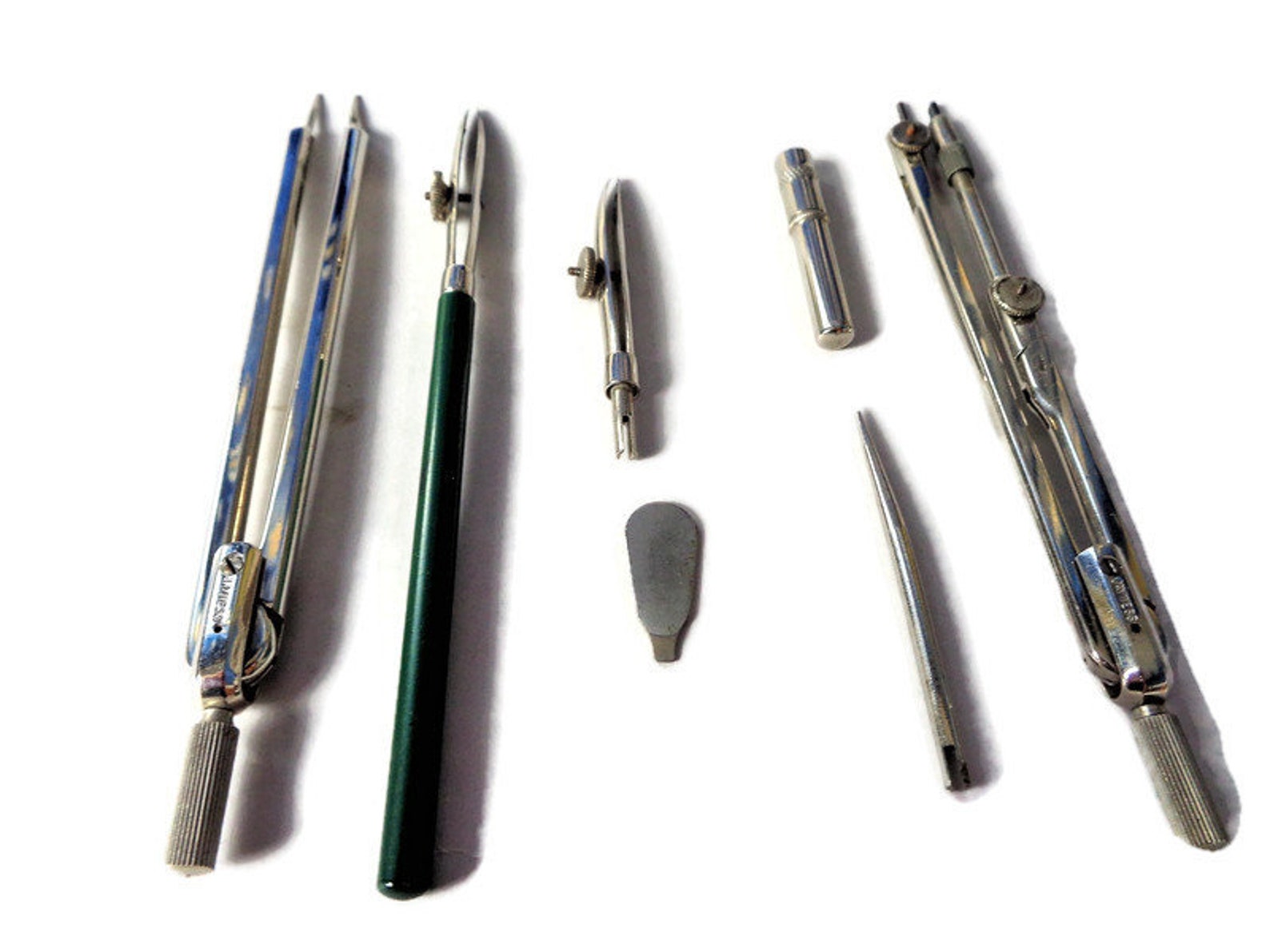 Antique Drafting Instrument Set English Drawing Tools | Etsy