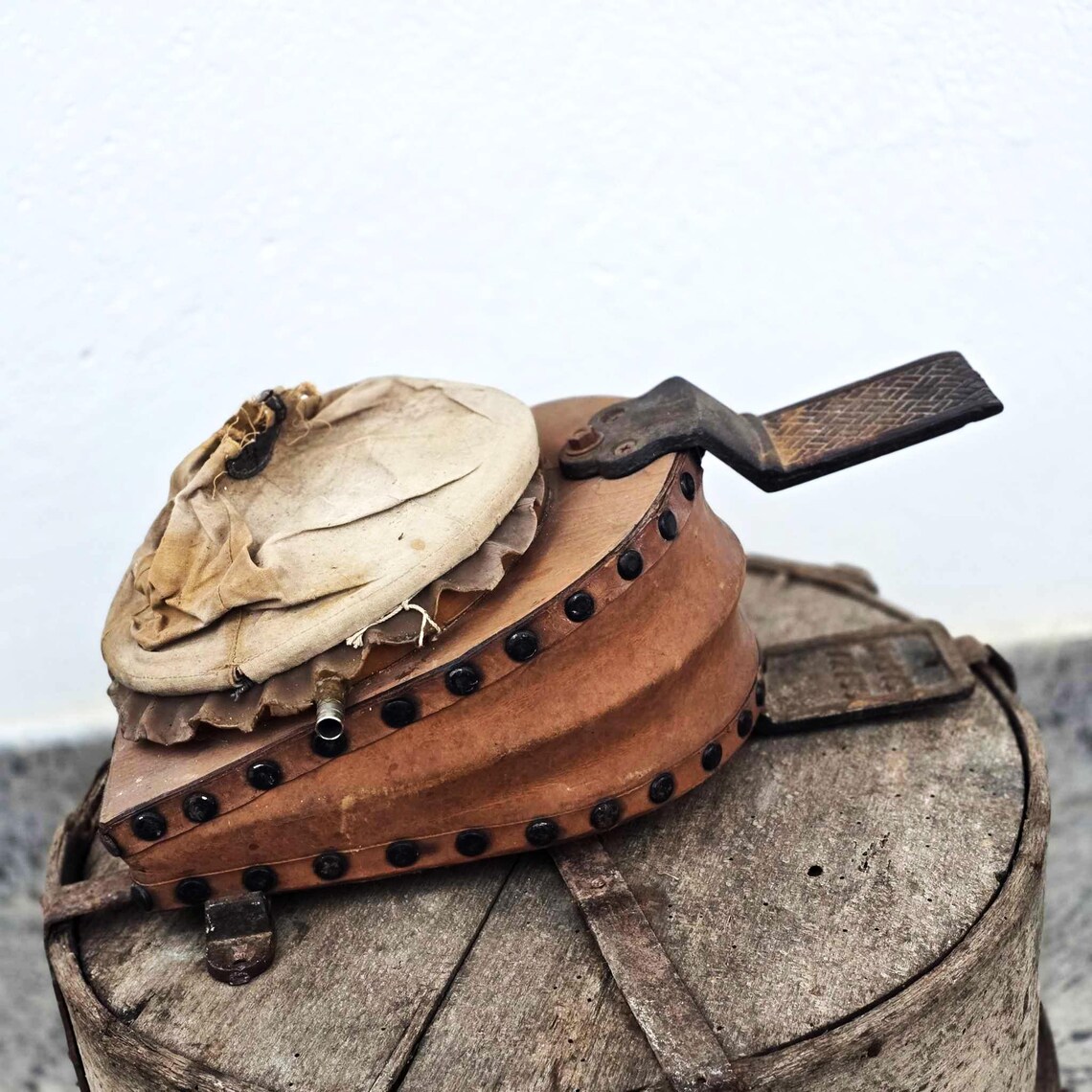 Antique Japanese Foot Bellows Primitive Artisan Tool for Forging ...
