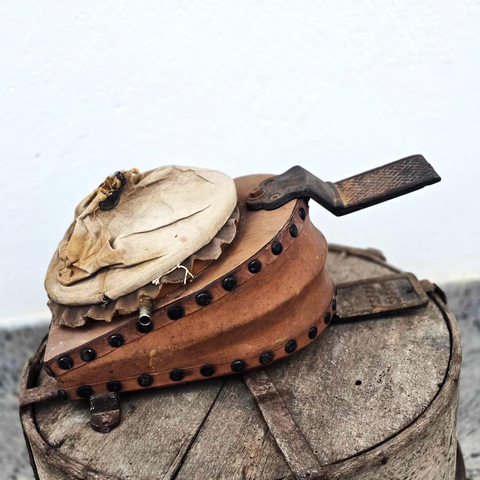 Antique Japanese Foot Bellows Primitive Artisan Tool for Forging ...