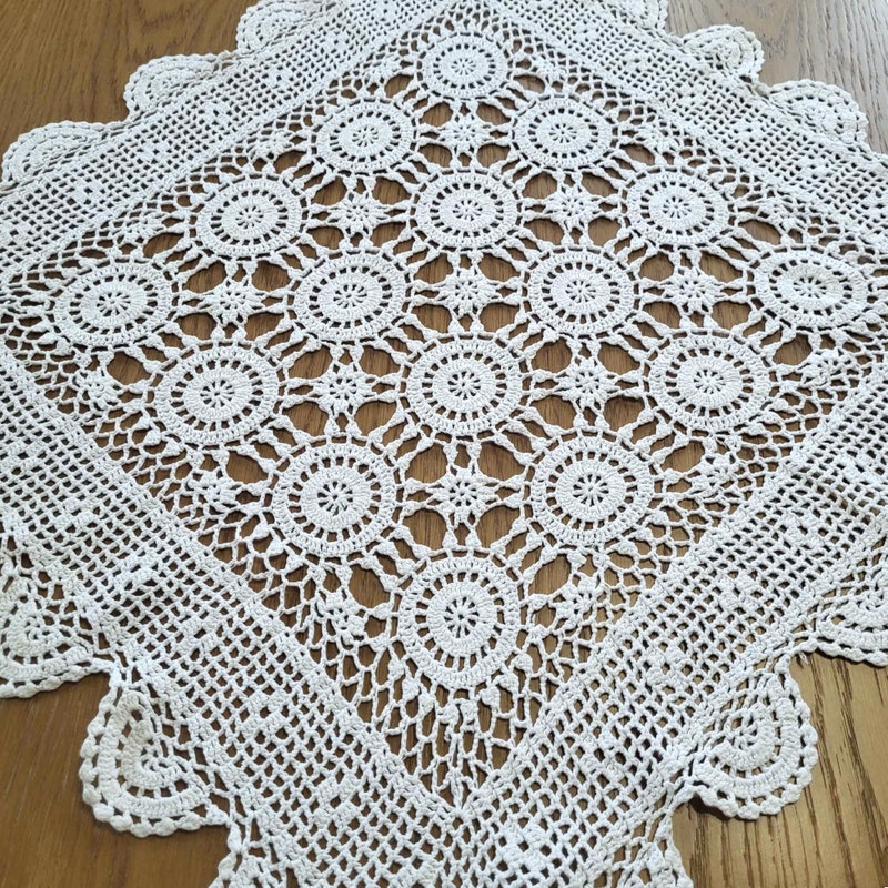 Crochet Table Cover - Etsy