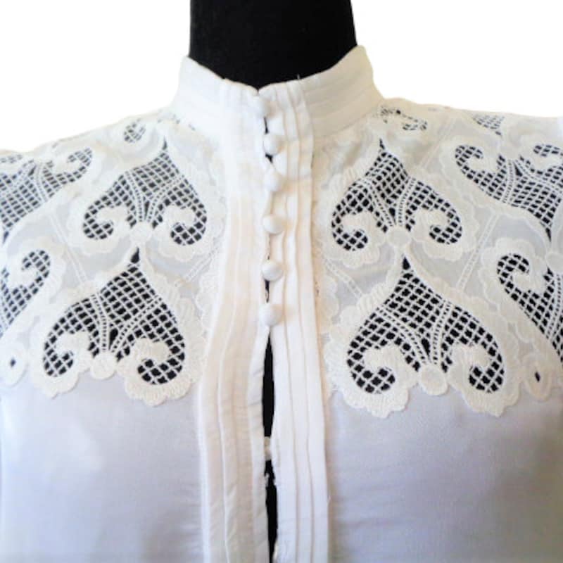 High Lace Collar - Etsy