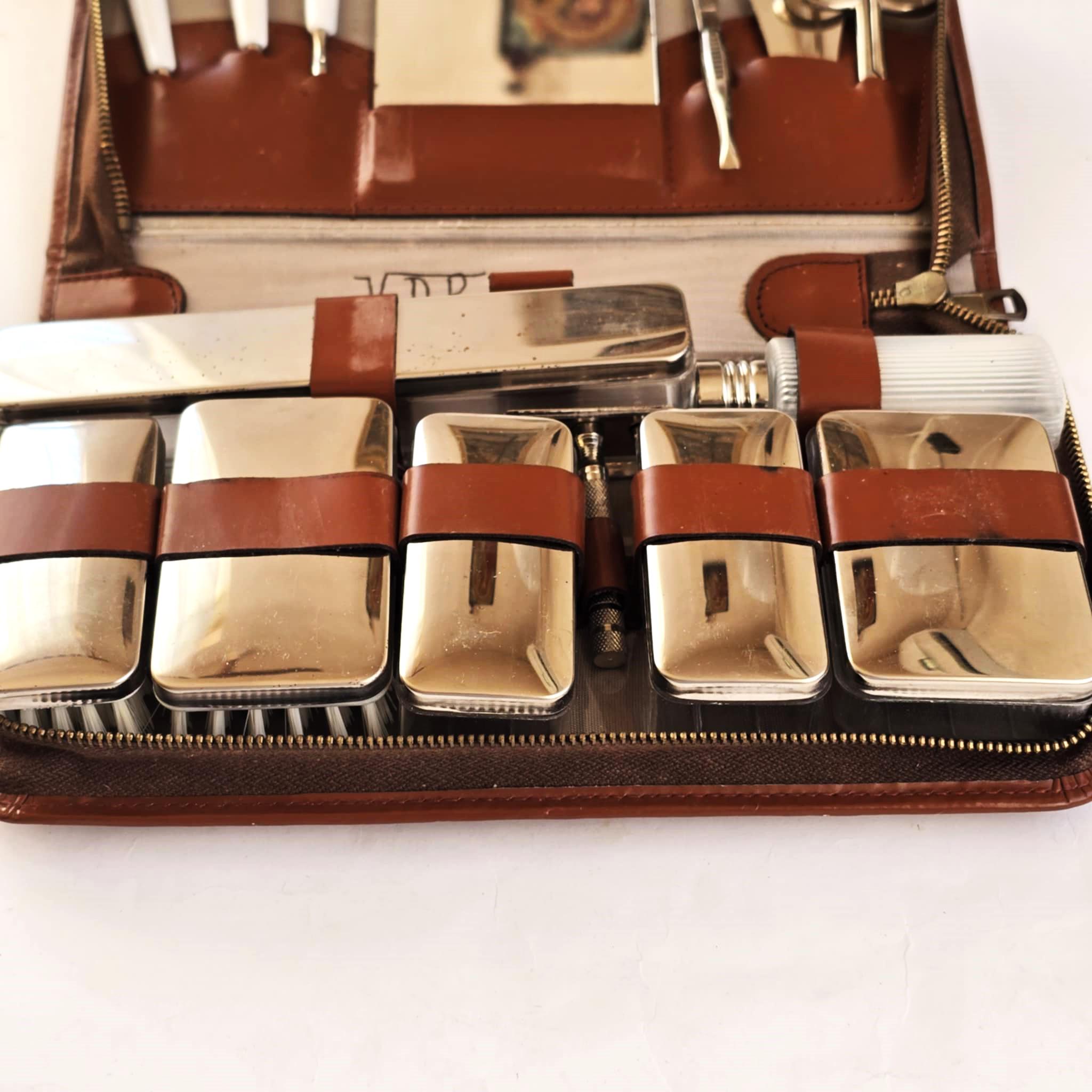 Vintage German Gentleman Portable Toiletry Grooming Kit in Case Men ...