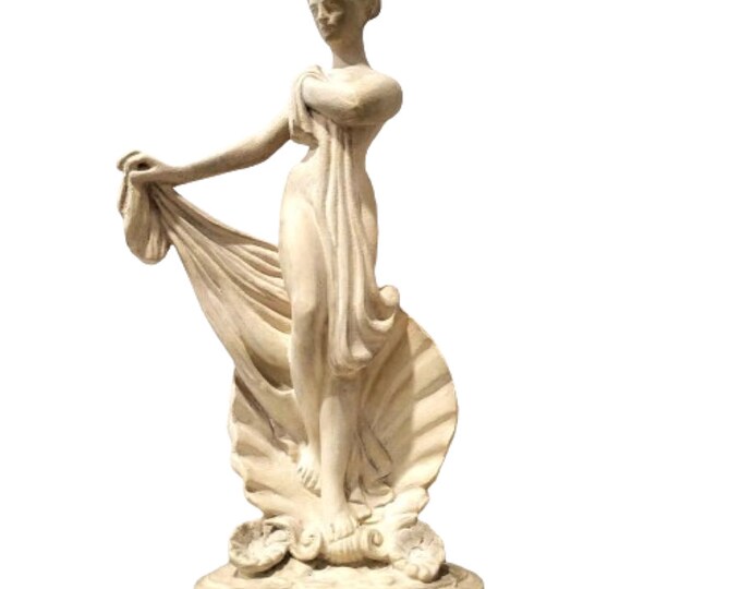 Birth of Goddess Venus Aphrodite Sculpture Cast Alabaster Handmade ...