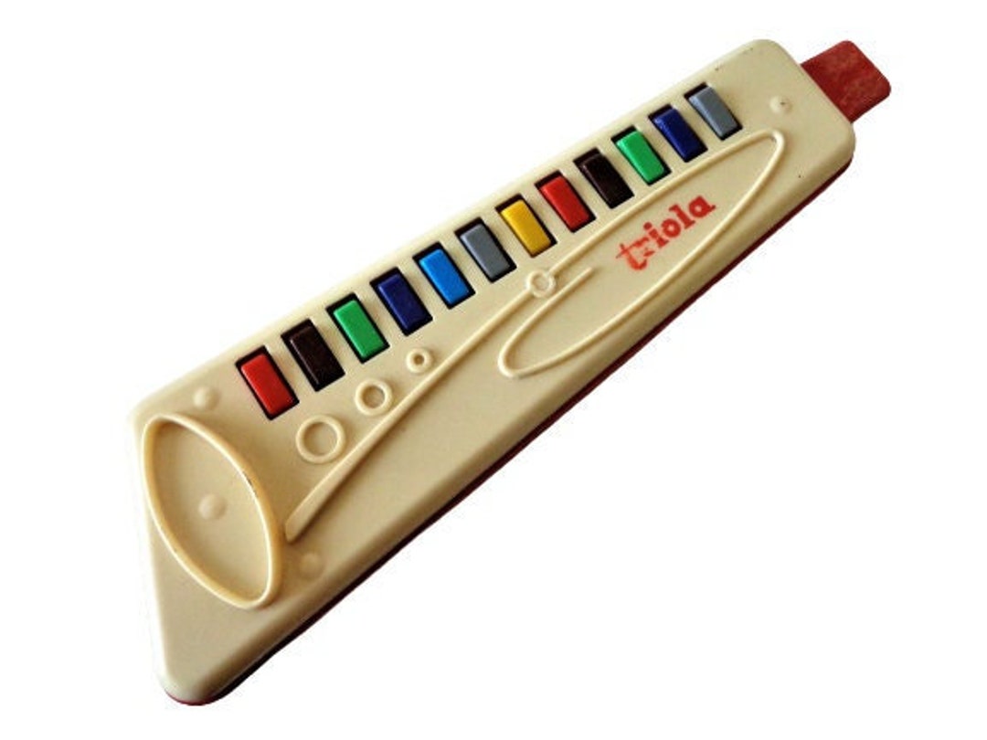 Vintage Children's Musical Instrument, German Triola Harmonica ...