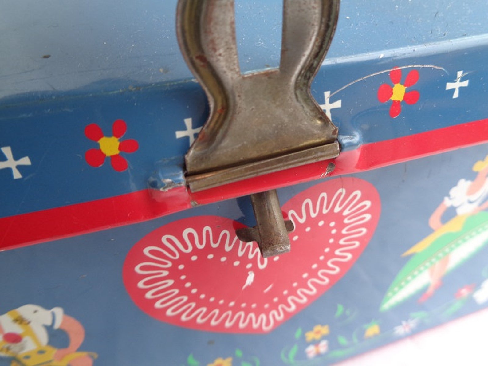 Vintage German Tin Box SCHÖLLER Germany Large Rectangle 60s - Etsy