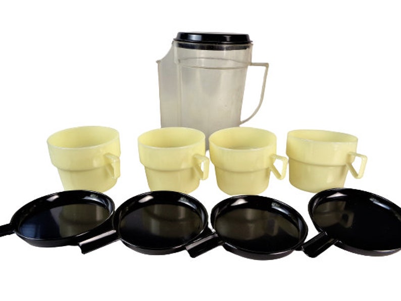 Vintage Sterilite Tupperware Drinkware Set for 4 Camping - Etsy