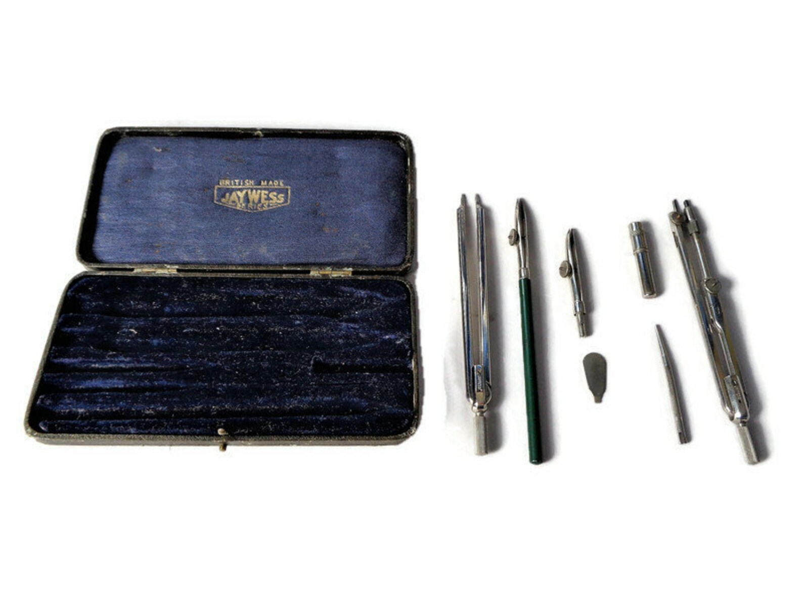 Antique Drafting Instrument Set English Drawing Tools | Etsy