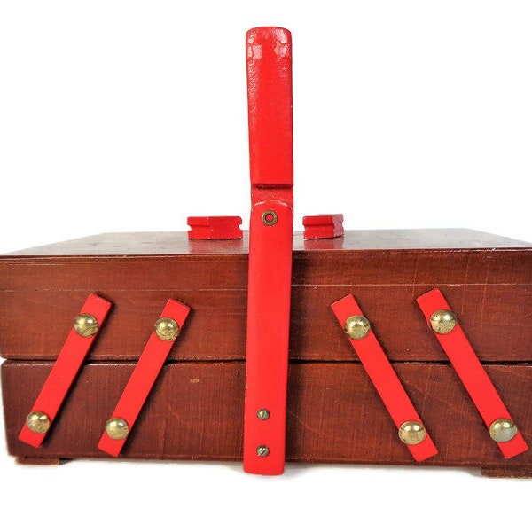 Wooden Sewing Box - Etsy