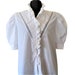 Vintage White Lace Blouse, German Austrian Dirndl Blouse, Trachten ...
