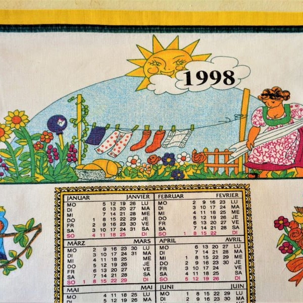 Tea Towel Calendar - Etsy