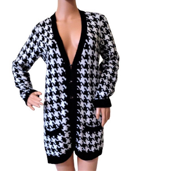 Houndstooth Jacket Plus Size - Etsy