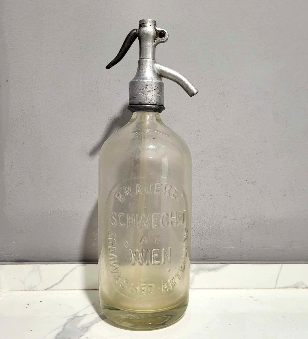 Antique Austrian Soda Siphon Bottle Seltzer Carbonated Drinks Maker ...