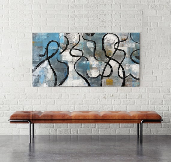 First Impression Original Abstract Painting 20 X - Etsy