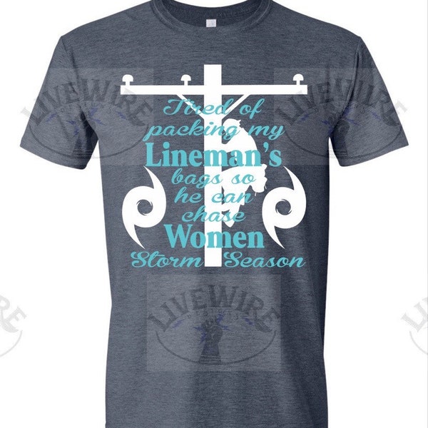Lineman Hurricane Laura Shirt - Etsy