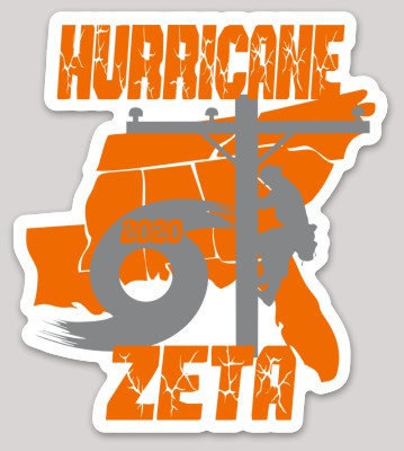Hurricane Zeta Sticker - Etsy