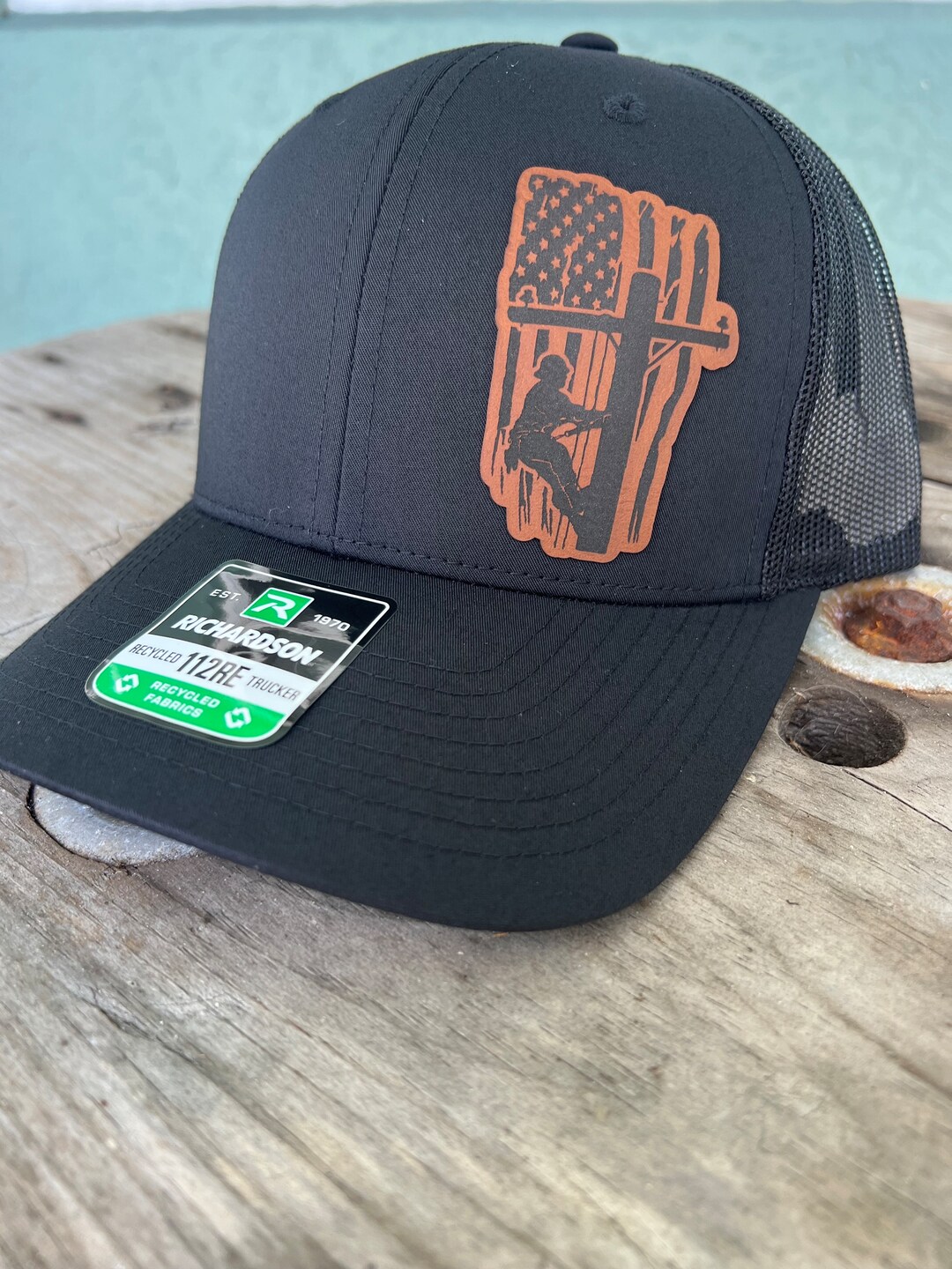 American Flag, Lineman Patch Cap Richardson 112 - Etsy