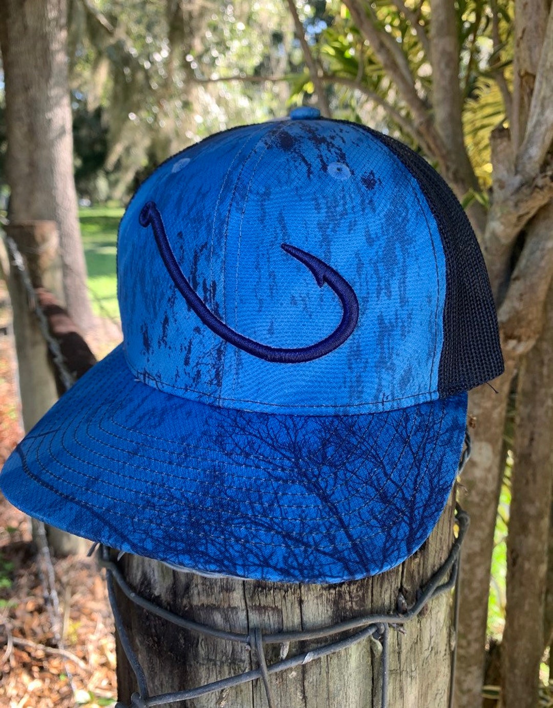 3d Puff Fish Hook Cap - Etsy