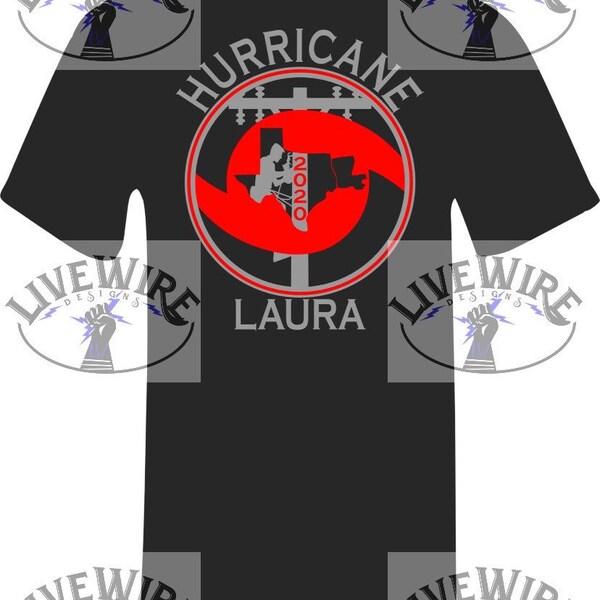 Lineman Hurricane Laura Shirt - Etsy