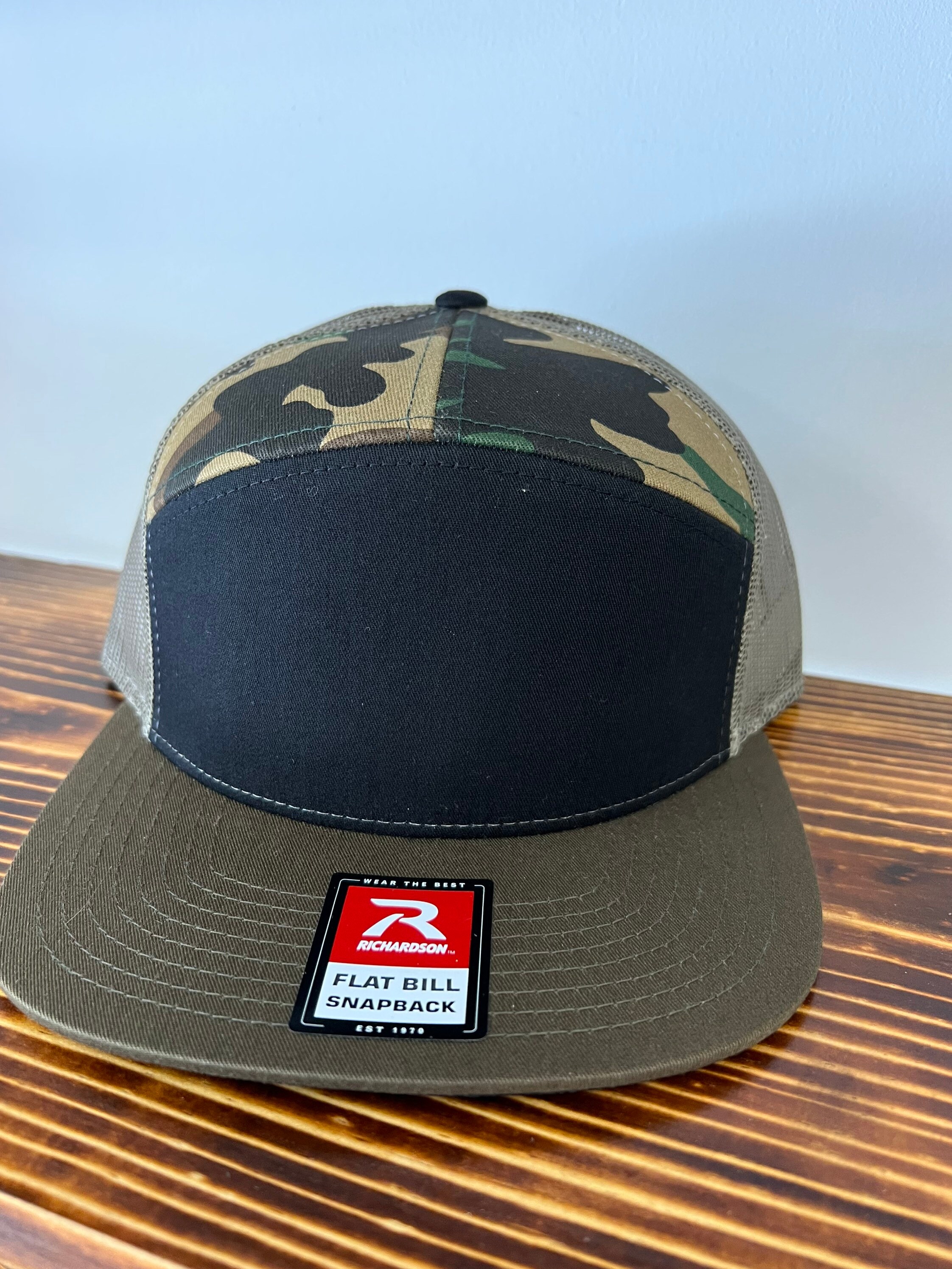 Bearded Miner Cap Richardson Flat Bill Cap 168 - Etsy