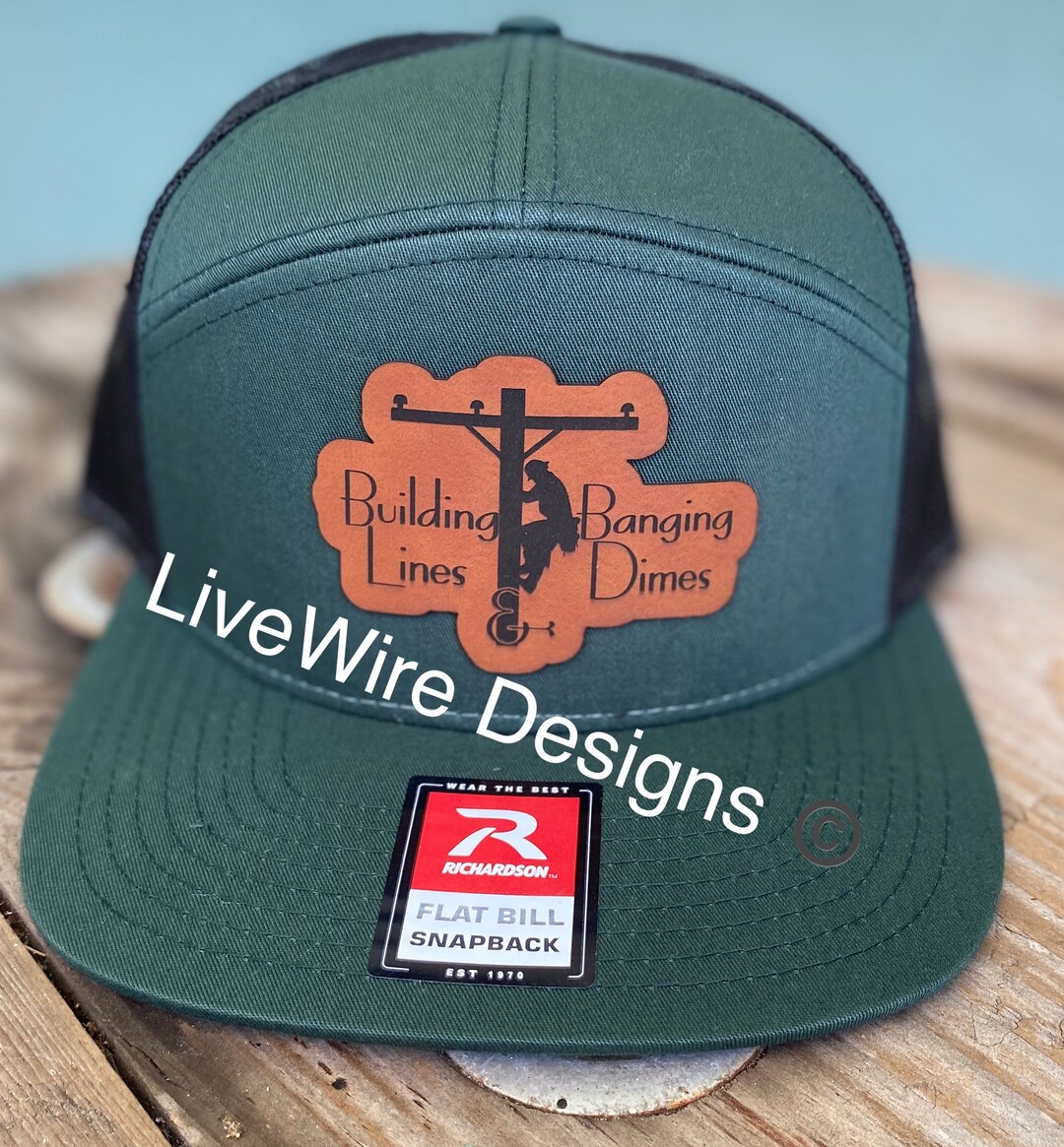 Building Lines & Banging Dimes Patch Cap Richardson Flat Bill Cap 168 ...