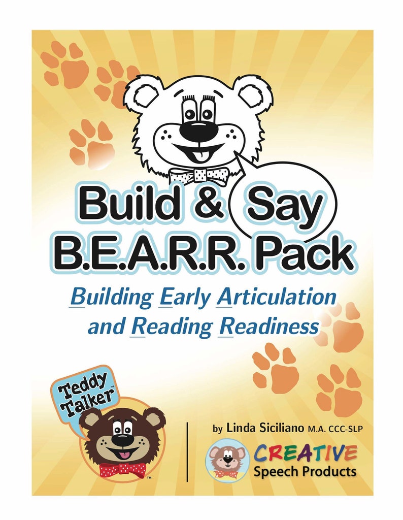 Teddy Talker Build and Say B.E.A.R.R. Pack | Etsy