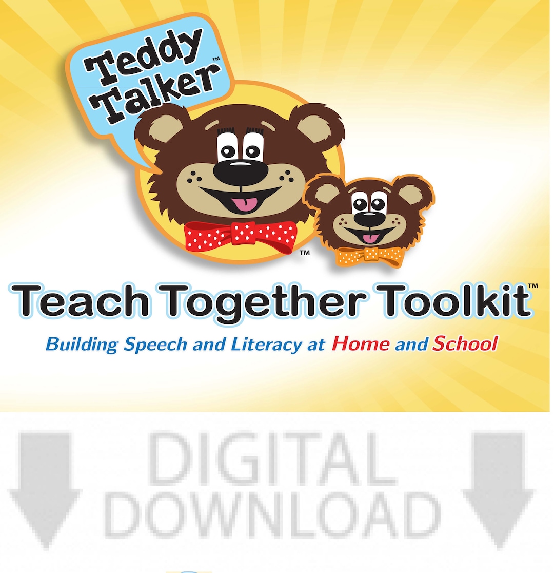Teddy Talker Teach Together DIGITAL Toolkit - Etsy