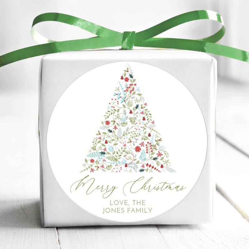 Christmas Tree Label - Etsy