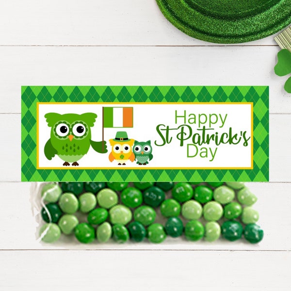 St Patricks Day Owl Etsy