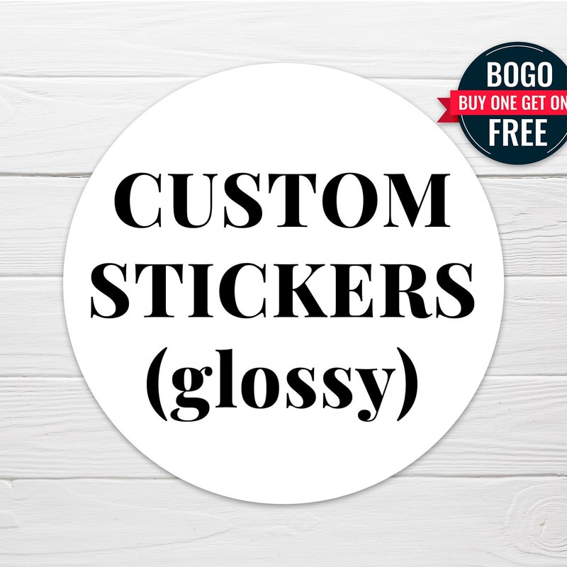 Custom Logo Stickers - Etsy