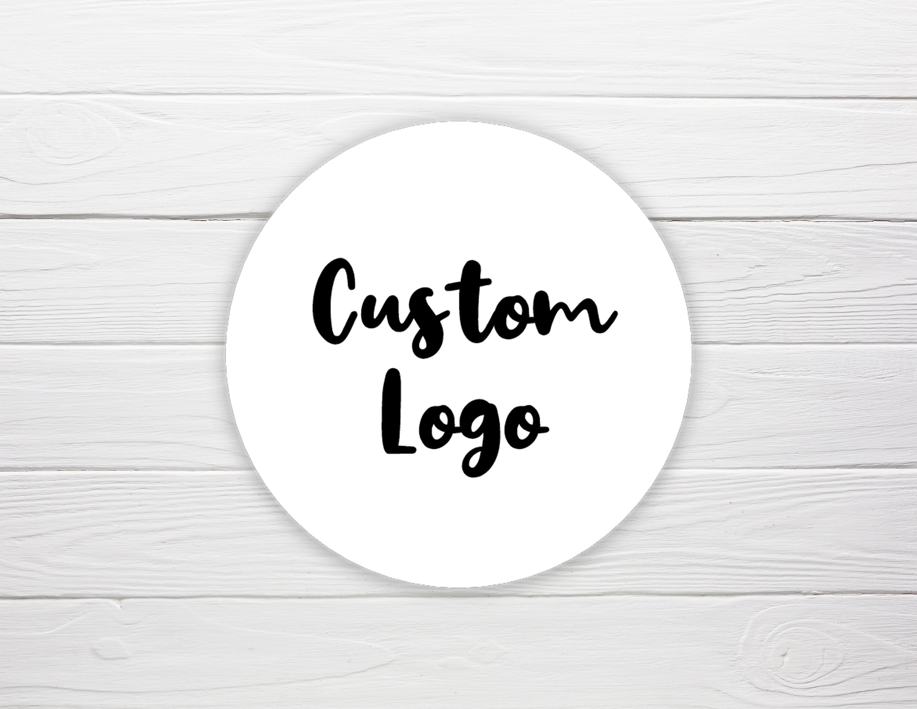Custom Logo Sticker / GLOSSY Stickers / Available in 3 Sizes / | Etsy