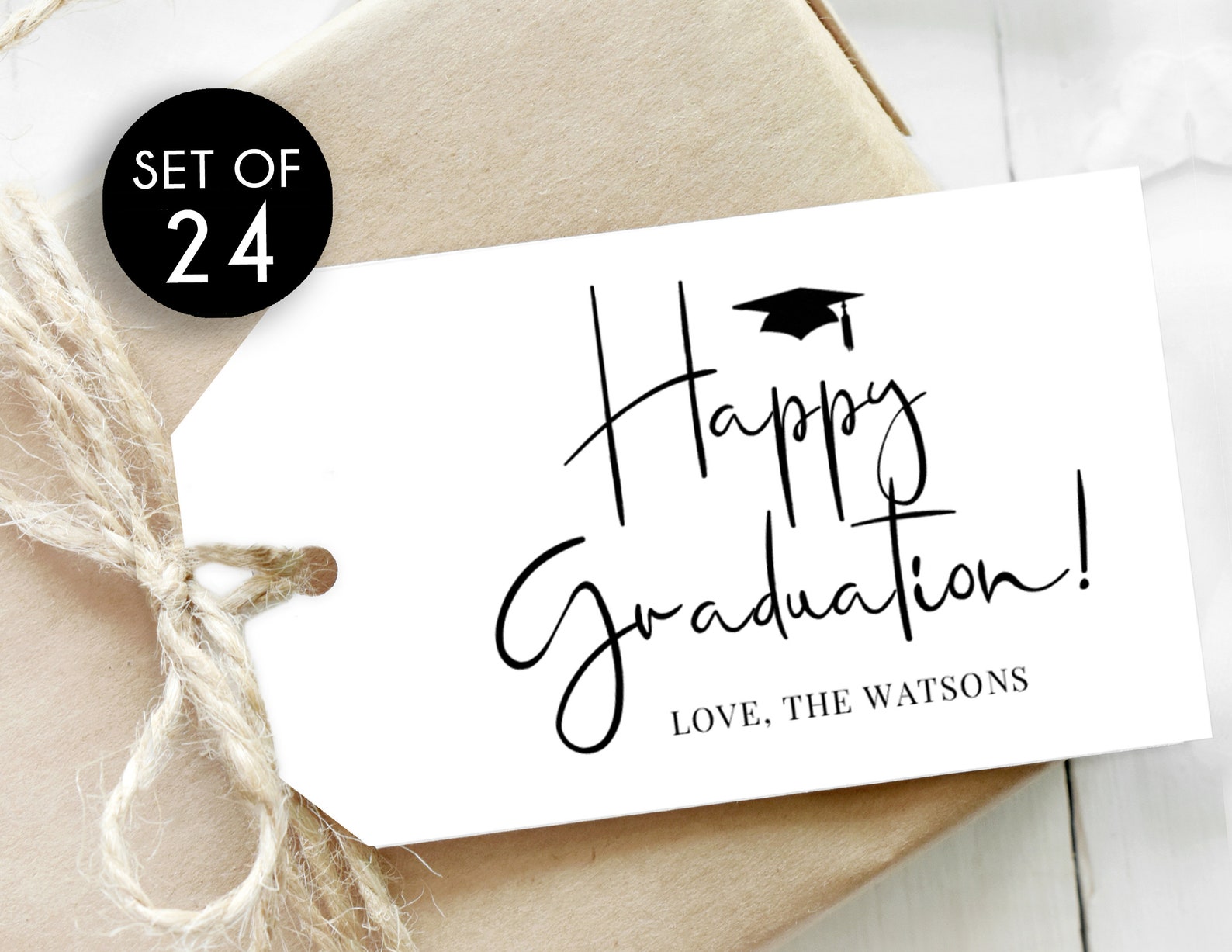 Custom Graduation Gift Tags / Personalized Graduation Tags / - Etsy