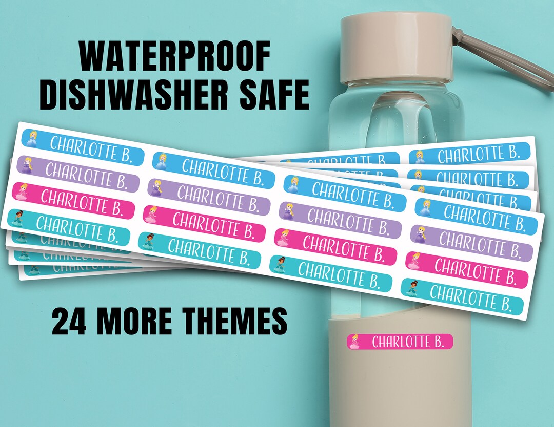 72 Waterproof Vinyl Name Labels / School Supply Labels / Daycare Labels ...