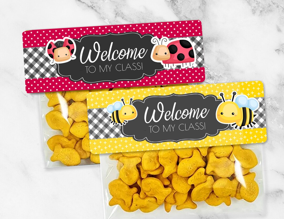 Welcome to My Class School Bag Topper / Teacher Card Topper for Treat ...