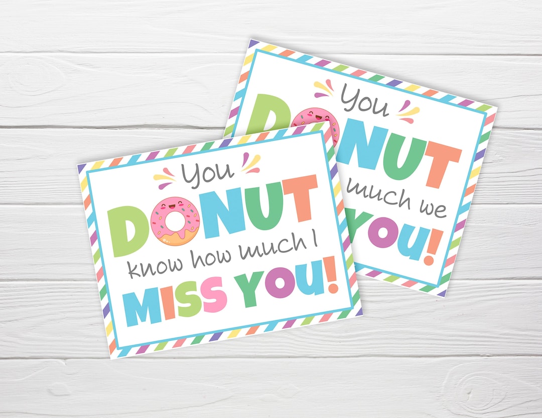 2 Designs / Teacher Back to School Postcard / You Donut Know How Much I ...