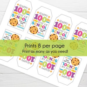 PRINTABLE / 100th Day of School / You Are One Smart Cookie / Printable ...