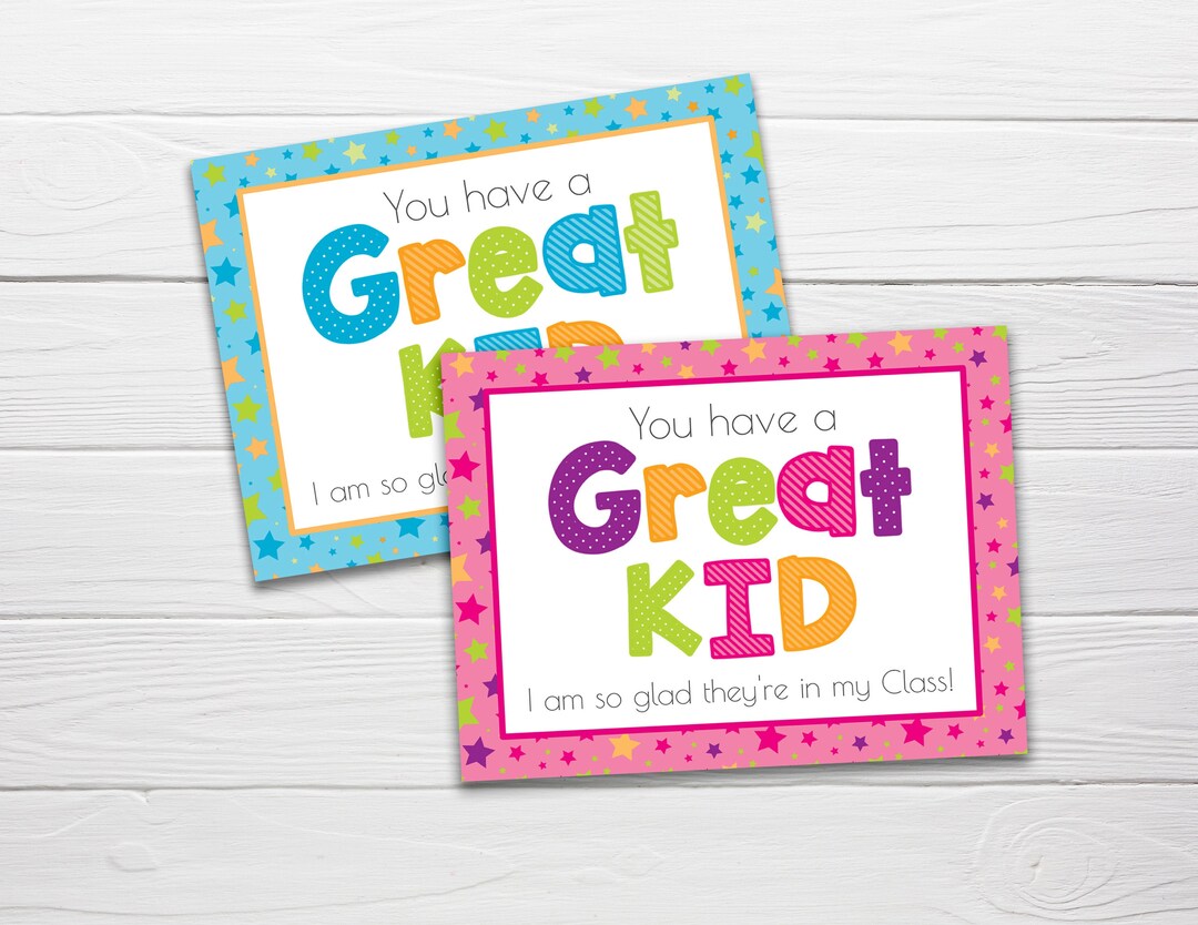 School Supplies / Set of 2 Designs / Printable Classroom Postcard ...