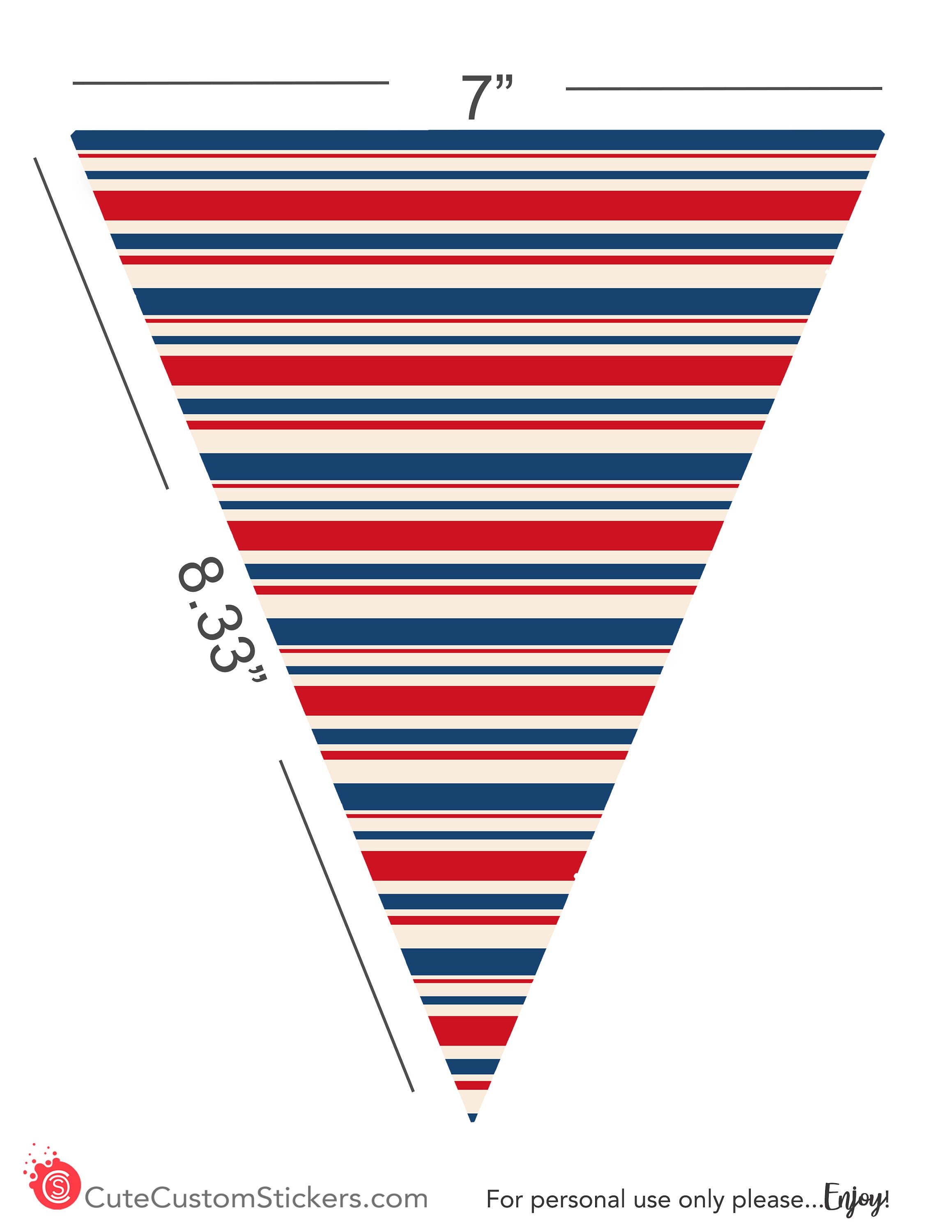 Fourth of July Banner USA/ Printable Patriotic Flags / 4th of - Etsy