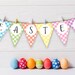 INSTANT DOWNLOAD / Easter Printable Banner / Easter Plaid Pennant ...