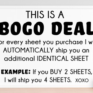 BOGO / Birthday Thank You Stickers / Birthday Stickers Personalized ...