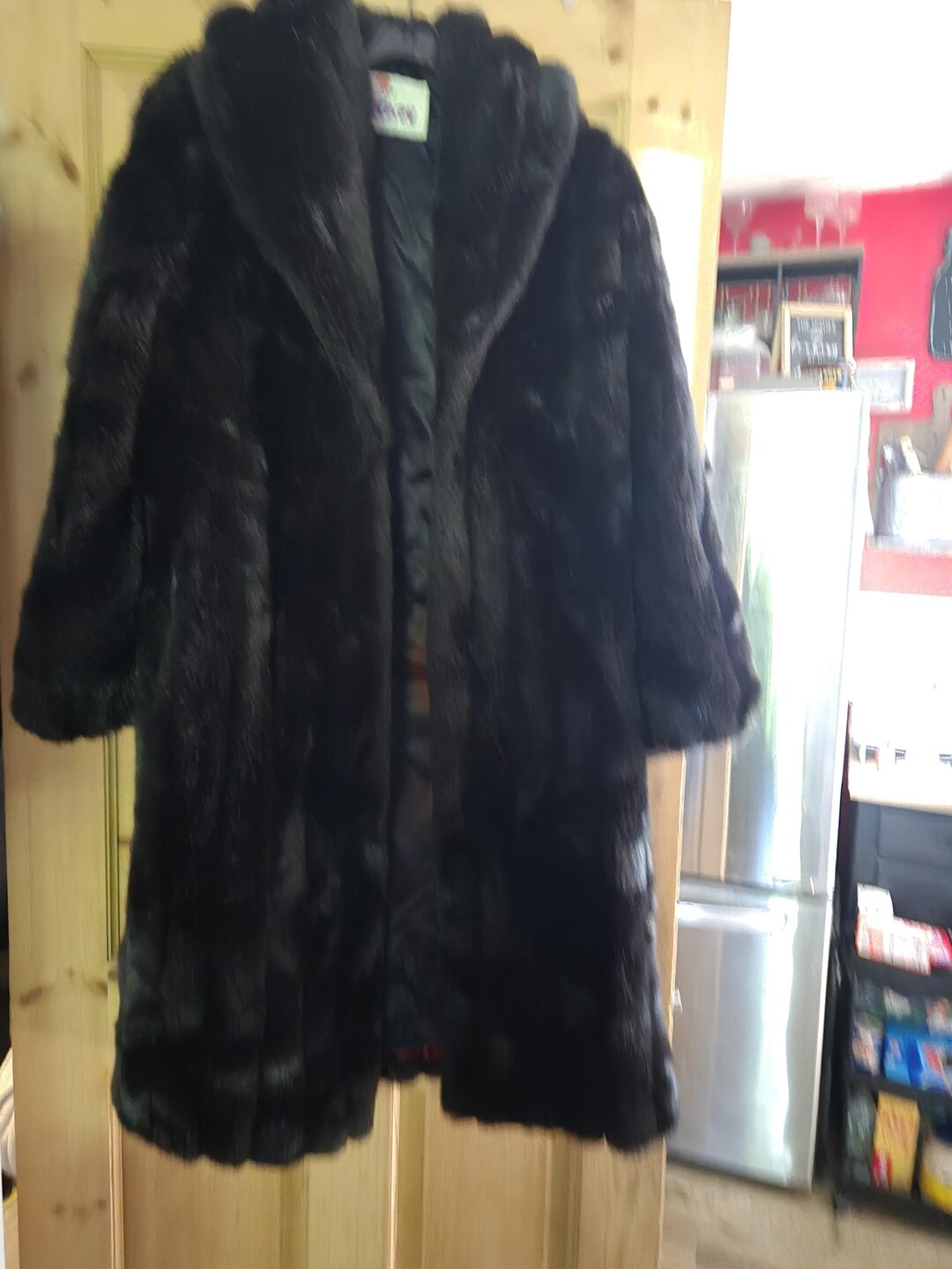 Vintage Faux Mink Coat - Etsy
