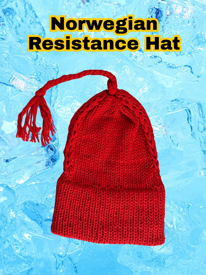 Norwegian Resistance Hat Pattern for Circular Knitting Machine, Melt ...